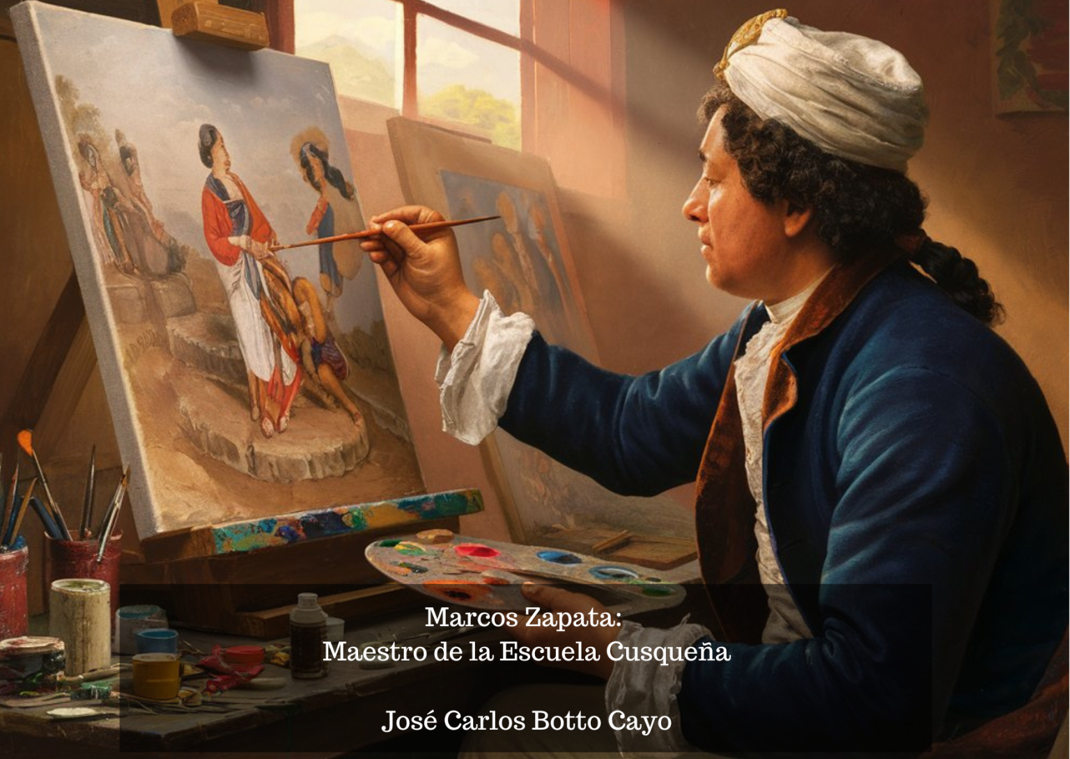 Marcos Zapata: Maestro de la Escuela Cusqueña | Fundación Renée Navarrete Risco